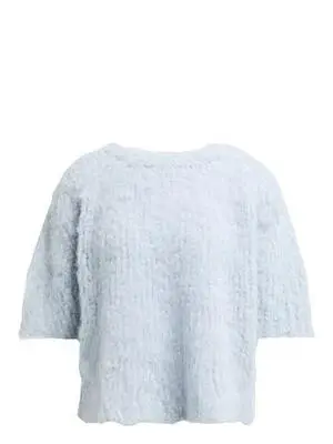 ROBERTO COLLINA Sweater In Baby Alpaca Wool Blend - Blue