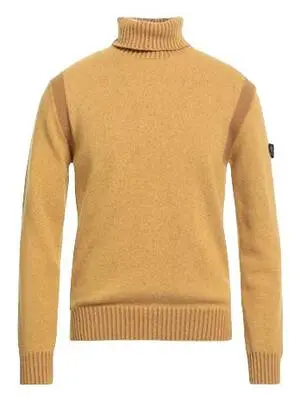 Peuterey Turtleneck In Wool And Polyamide - Yellow