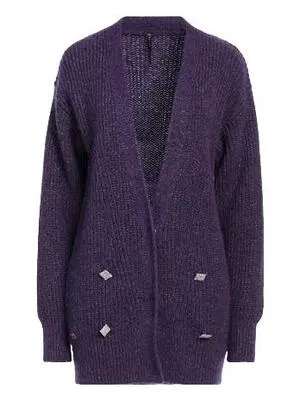 MANILA GRACE Long Sleeve Cardigan - Purple