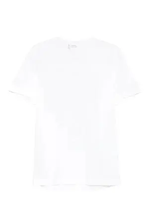 Brioni Logo-embroidered T-shirt - White