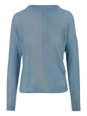 OLIVER LATTUGHI Cashmere Crew Neck Sweater - Blue