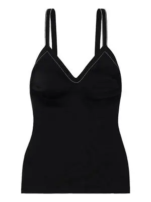 Carven Silk Camisole - Black