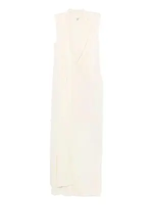 TOTEME Scarf Detailing Dress - Neutrals