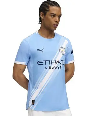 PUMA Manchester City 25/26 Home Authentic Soccer Jersey - Blue