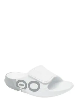 OOFOS Ooahh Sport Flex Limited Slide Sandal - Smoke Rally