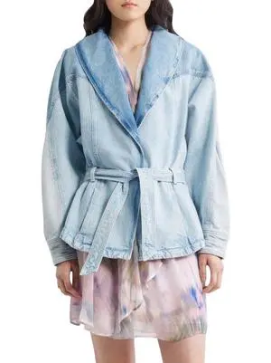 Hugo Boss Paneled Denim Jacket - Bt Bu