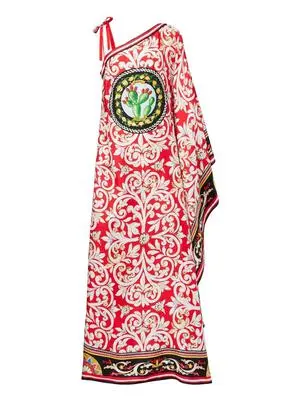 Dolce & Gabbana Taormina Printed Silk Kaftan - Multicoloured