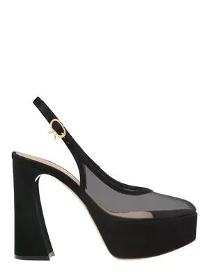 GIANVITO ROSSI Chopine Pumps - Black