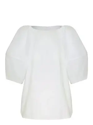 GLORIA COELHO Puff-Sleeve Blouse
