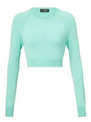 Dolce & Gabbana Cropped Sweater - Green