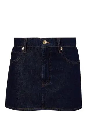 FRAME Denim Miniskirt - Blue