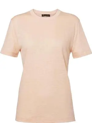 Loro Piana Linen T-shirt - Orange