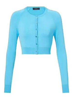 Dolce & Gabbana Cropped Cardigan - Blue