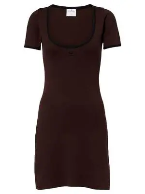 COURREGES Holistic Cotton Minidress - Brown