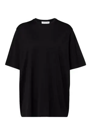 THE FRANKIE SHOP Harper Cotton Jersey T-shirt - Black
