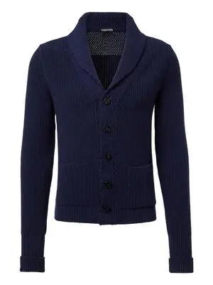 TOM FORD Cashmere Cardigan - Blue