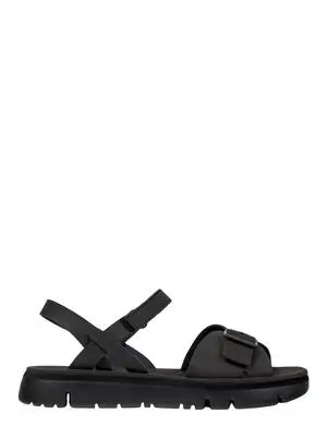 Camper Heeled Sandal - Black