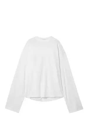 Marie Adam-Leenaerdt Oversized Cotton-jersey T-shirt - White