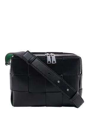 Bottega Veneta Small Cassette Camera Bag - Black