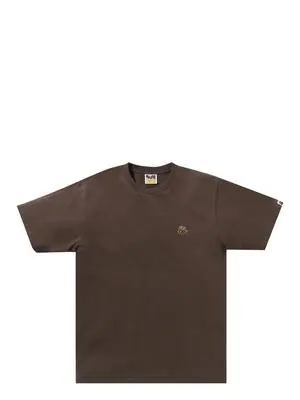 A BATHING APE Bee One Point Tee - Brown