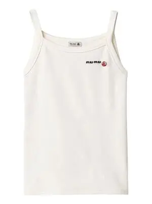 MIU MIU Scoop-Neck Tank Top