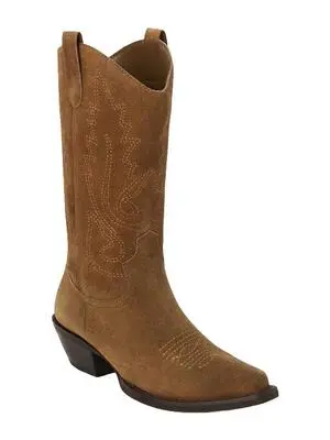 Matisse Gaucho Western Boot - Brown Suede