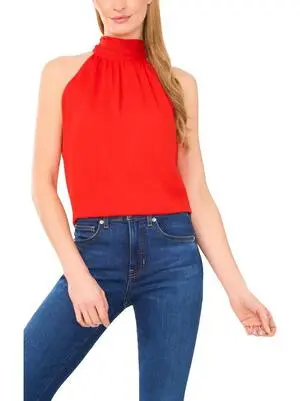 CECE DUPRAZ Halter Neck Yoryu Top - Fiery Red