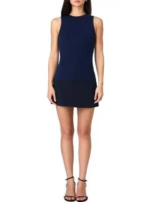 French Connection Azra Twill Miniskirt - Marine