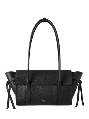 Mulberry Bayswater Small Grained-leather Tote Bag - Black