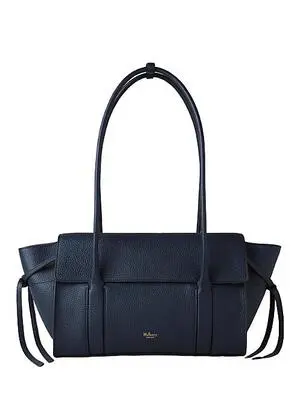 Mulberry Bayswater Small Grained-leather Tote Bag - Night Sky