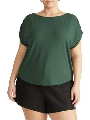 Universal Standard Helena Divine Jersey Top Conifer