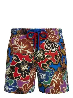 Vilebrequin Patchwork Swim Shorts - Blue