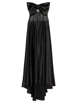 ATU BODY COUTURE Bow-detail Gown - Black