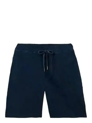 Fedeli Terry Knit Bermuda Shorts - Blue