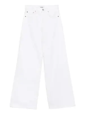 AGOLDE-Cotton Wide Leg Jeans