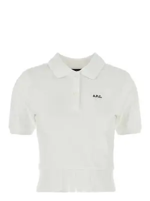 A.p.c. Cotton Polo Shirt - White