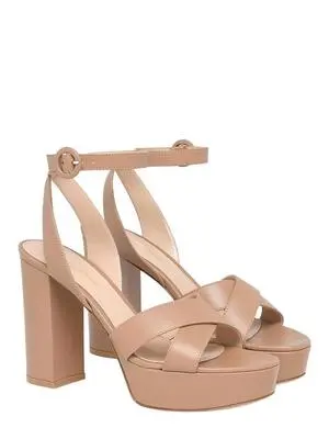 GIANVITO ROSSI Sabrina Sandals - Pink Nappa Leather