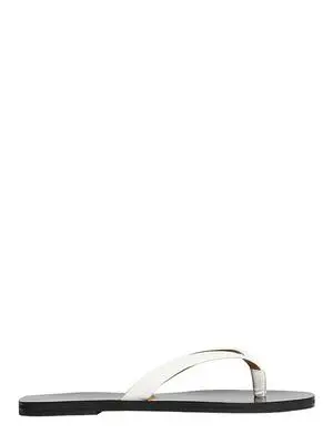Madewell Gabi Thong Sandals - White Pebble