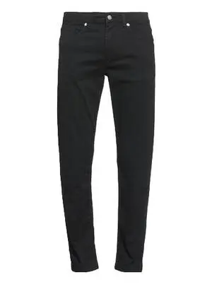 HAMAKI-HO Tapered Leg Twill Casual Pants Black