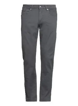 HAMAKI-HO Tapered Leg Twill Casual Pants - Grey