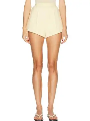 Wardrobe.NYC WARDROBE.NYC Bonded Short Lemon