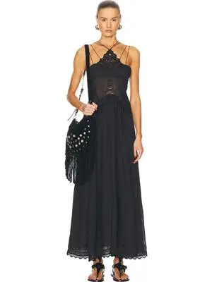 Isabel Marant Lindy Maxi Dress - Black