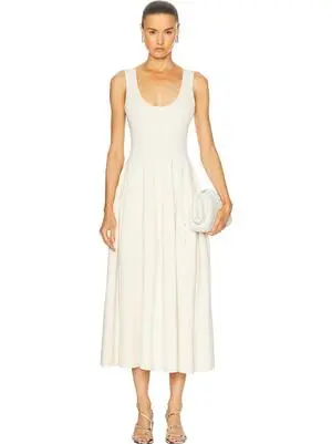 Adam Lippes Lucilla Midi Dress - Ivory