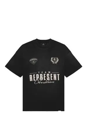 REPRESENT World Championship Tee In Black - Jet Black