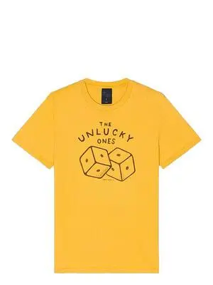 Nudie Jeans Roy Unlucky Tee - Yellow