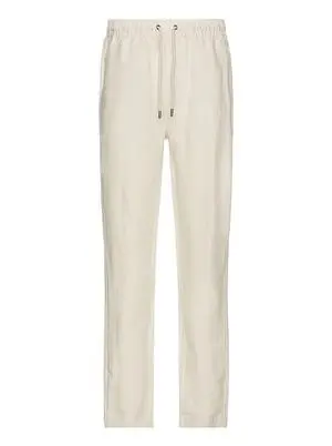 Onia Air Linen Pull-on Pants - Stone