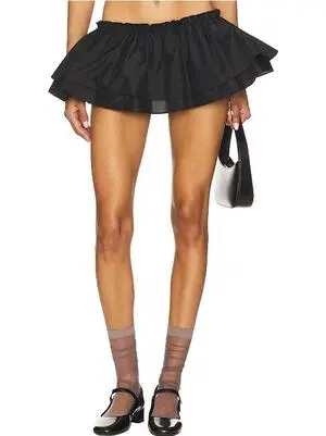 LOVERS AND FRIENDS Lille Micro Mini Skort - Black