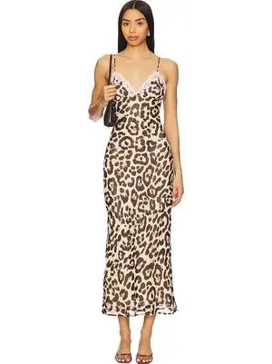 NIA Jasmine Dress - Leopard