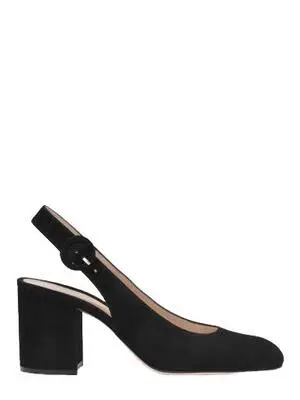 GIANVITO ROSSI Joelle Sling Pumps - Black Suede