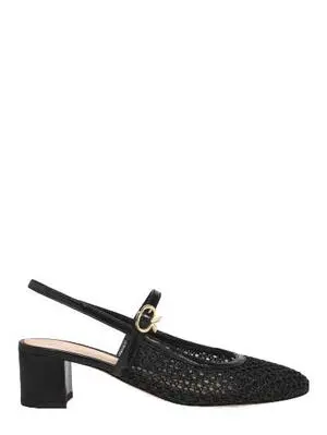 GIANVITO ROSSI Francoise Sandal Black Fabric And Nappa